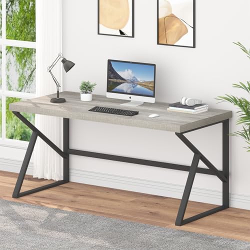 Amazon.com: IBF 70.8” Long Computer Desk, Industrial Large Home Office ...