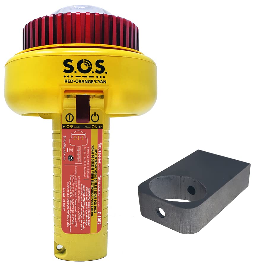 Amazon.com: Sirius Signal C-1002 SOS Two-Color/Infrared LED Distress ...