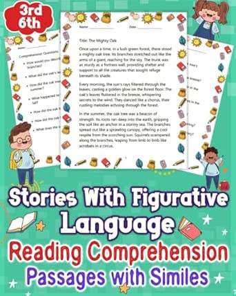 Stories With Figurative Language Reading Comprehension Passages with ...