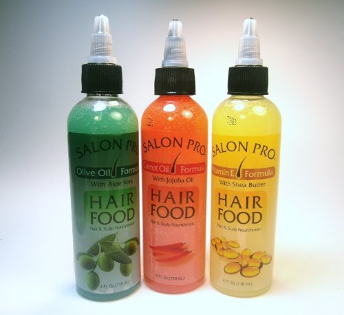 Amazon.com : Salon Pro Hair Food - Assorted (Lot of 3) : Hair And Scalp ...