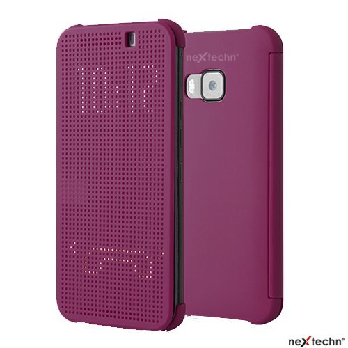 MACC Dot View (Dot Matrix View) Touch Sense Luxury Back Flip Cover Case ...