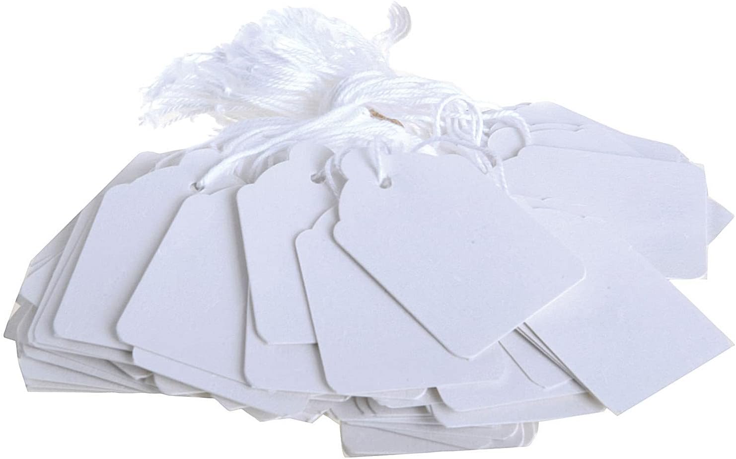 Q-Connect KF01620 Strung Ticket 48x30mm (Pack of 1000) - White : Amazon ...