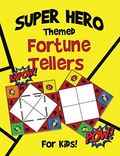 Super Hero Themed Fortune Tellers For Kids: 30 Fun DIY Super Hero ...