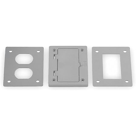 Amazon.com: Floor Box Cover, Rectangular, Gray : Tools & Home Improvement
