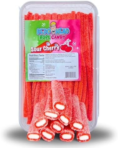 Amazon.com : Candy Counter Sugar Kingdom | Cherry Red Licorice Ropes ...