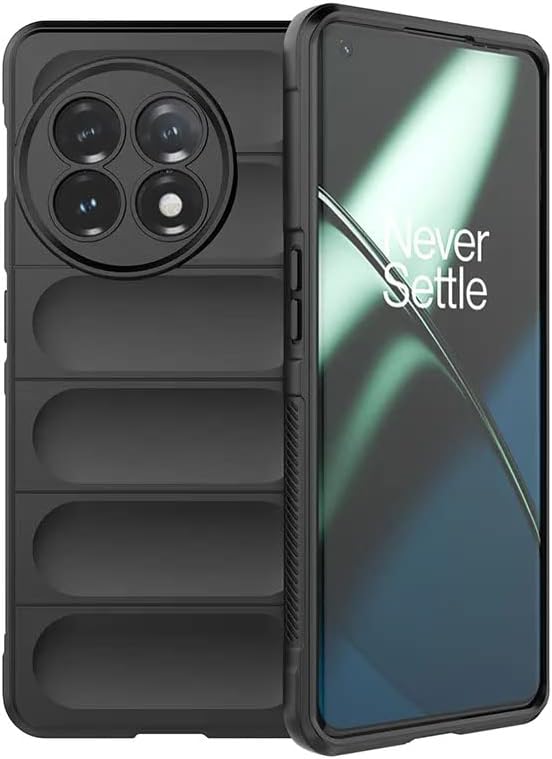 KloutCase ‎ Back Cover for OnePlus 11 5G (Silicone_Black) : Amazon.in ...