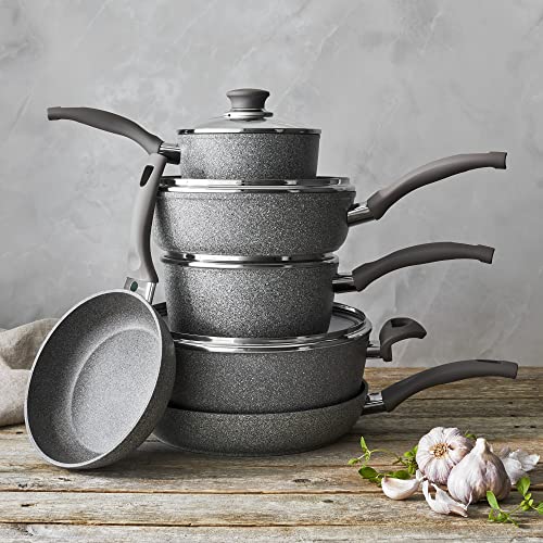 Snapklik.com : Modena By HENCKELS Forged Aluminum 10-pc Nonstick ...