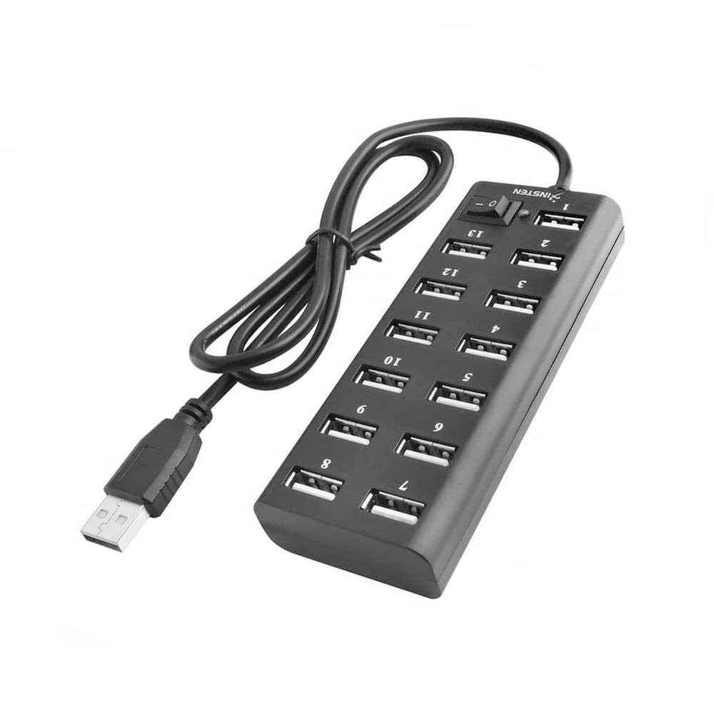 Amazon.com: SaiDian 1Pcs 13 Port USB 2.0 Hub High Speed USB Hub ...