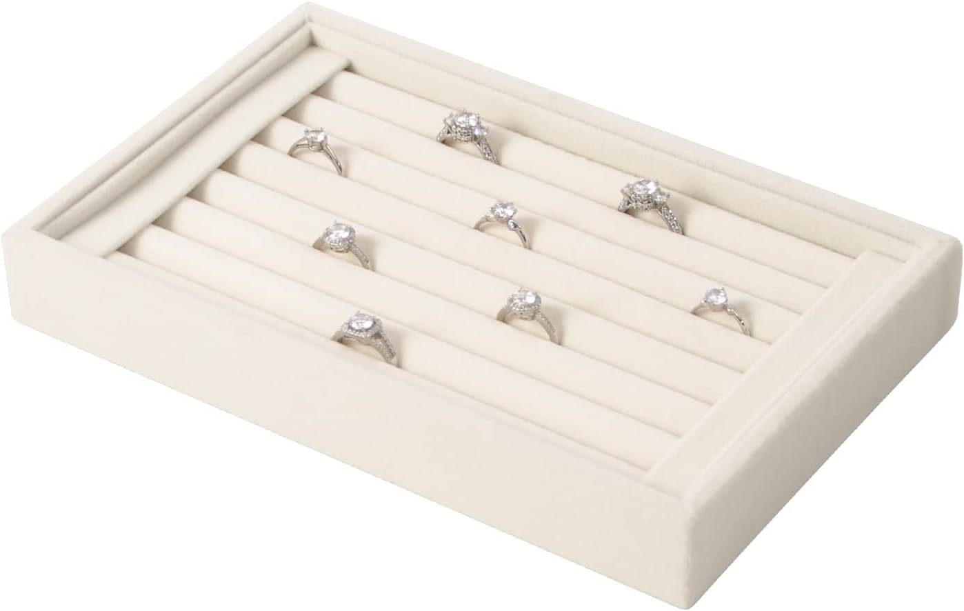 Amazon.com: Pangkeep Ring Holder Display Tray Jewelry Organizer Stands ...