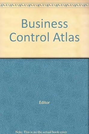 Business Control Atlas: Editor: Amazon.com: Books