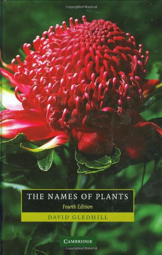 The Names of Plants: Amazon.co.uk: Gledhill, David: 9780521866453: Books