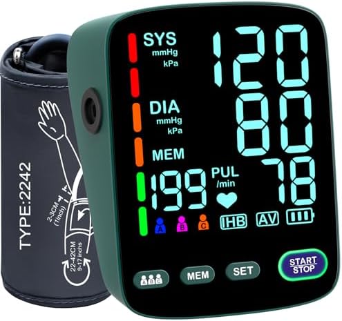 Amazon.com: Blood Pressure Monitor, 9-17'' & 13-21'' Extra Large Blood ...