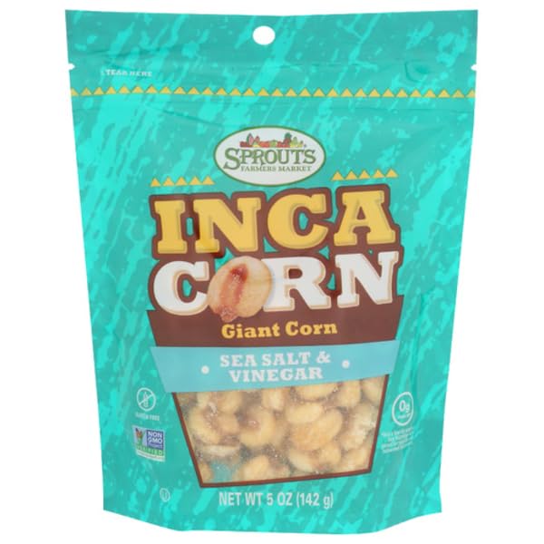 Amazon.com: Sprouts Salt & Vinegar Giant Inca Corn - 5 oz (142g)