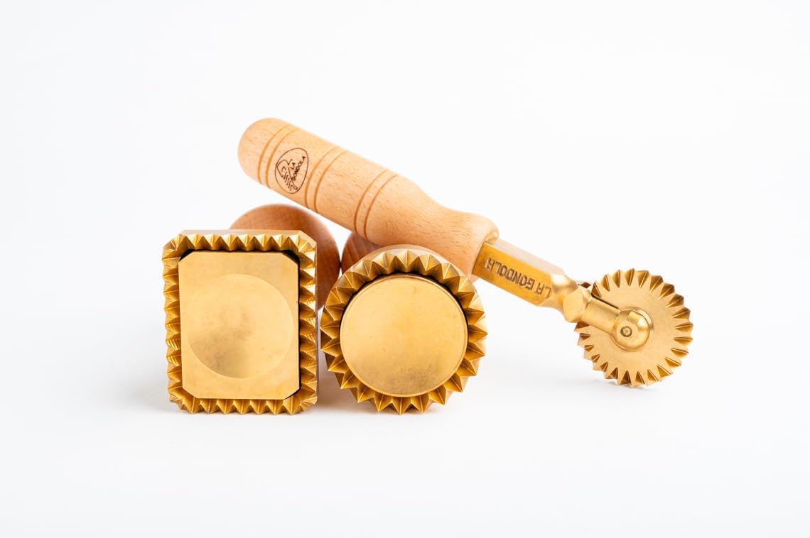 Amazon.com: La Gondola Homemade Ravioli Stamp - Mezzaluna Shape (Half ...