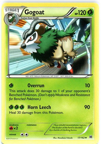 Pokemon Gogoat Card