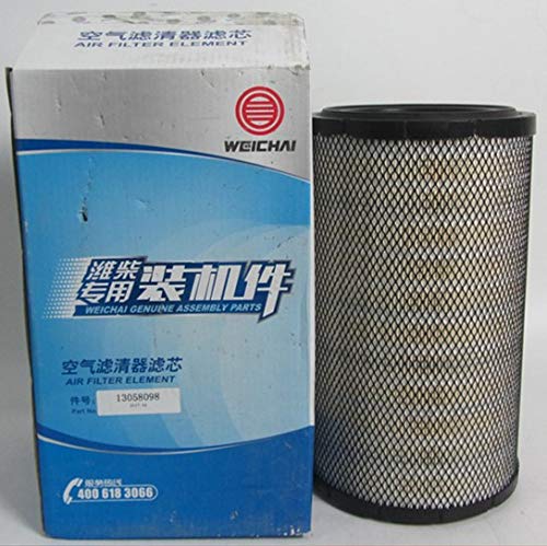 13058098 - Filtro de aire OEM para Weichai WP04, WP06 y PSI 4.5L, 6.7L ...