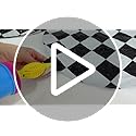 Amazon.com: Checkerboard Balloon Aluminum Foil Black White Checkered ...