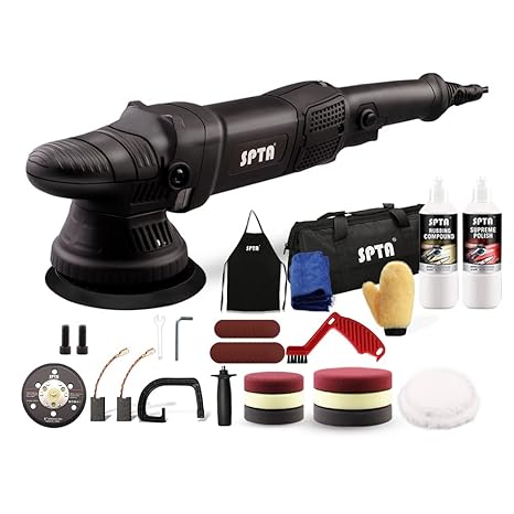 Excentrische Polijstmachine, SPTA 900W Auto Roterende Poetsmachine ...