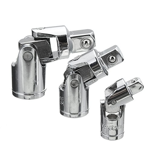 Generic 3PCS 1/4 Inch 3/8 Inch 1/2 Inch Drive Universal Joint Socket ...