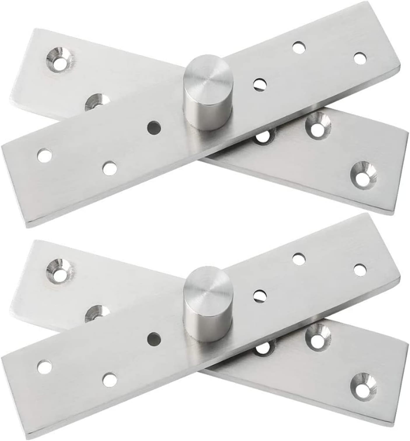 360 Degree Door Pivot Hinge, Tiberham 2Pcs Stainless Steel Rotation ...