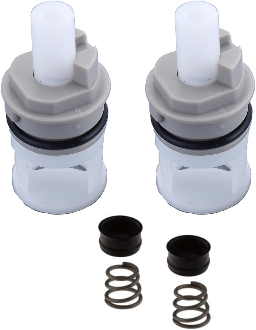 2 Pack Faucet Cartridge Repair Kit Compatible with Bathroom Stem for ...