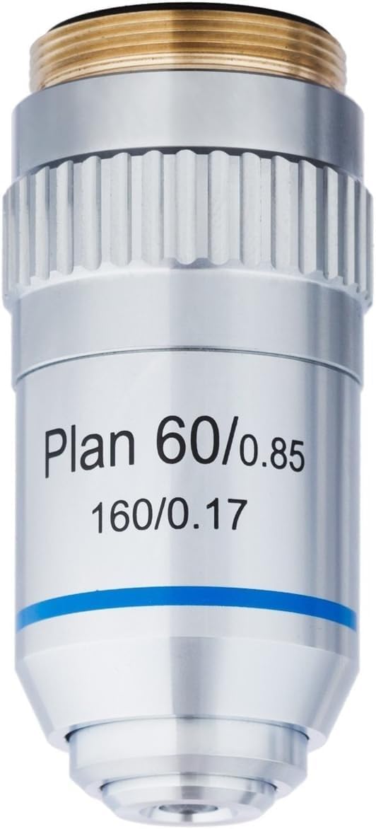 Amazon.com : Achromatic Objective, 60X Achromatic Microscope Objective ...