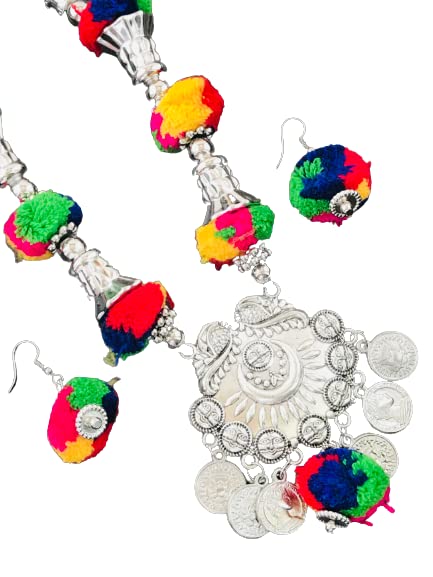 Buy Sattyaki Garba Navratri Jewellery Sets for Women German Silver ...