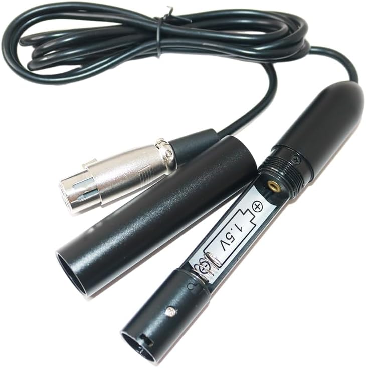 Amazon.com: 48v Phantom Power Supply Cable for Condenser Microphone ...