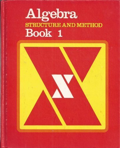 Algebra: Structure and Method (Book 1) : Amazon.in: Books