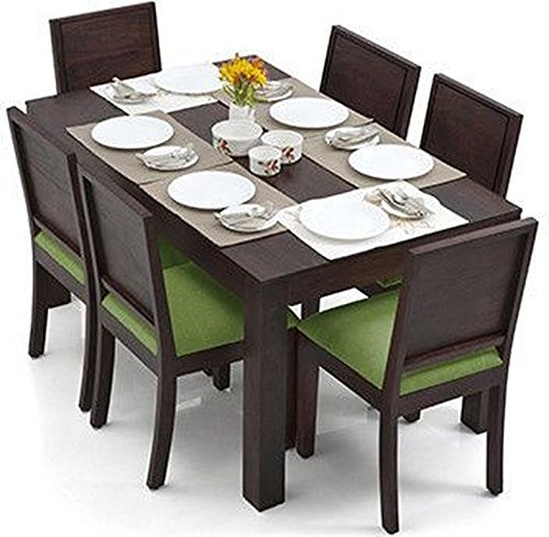 Urban Ladder Arabia - Oribi Six Seater Solid Wood Dining Table Set ...