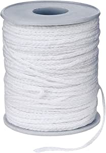 Junhouse Candle Making Wick, 200ft Spool Cotton Thread Braid Candle ...