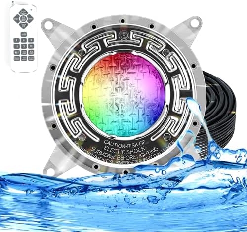 Amazon.com: FOXLUX Pool Lights for Inground Pool, 1.5 Inch LED RGBW ...