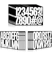 Amazon.com: Llewyn 385 Pieces 10 Sheets Letter Stickers,Vinyl Mailbox ...