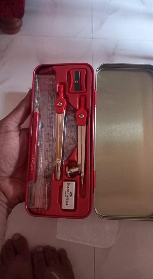 Faber Castell Mathematical Drawing Instrument Box : Amazon.in: Office ...