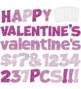 Amazon.com: 237 Pcs Glitter Bulletin Board Letters, Numbers and ...