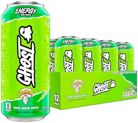 Amazon.com: GHOST Hydration Drink, Sour Patch Kids Blue Raspberry - RTD ...
