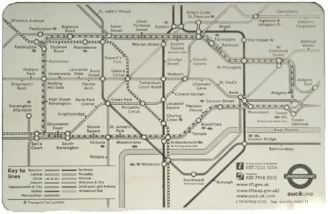 Suck UK London Underground Map : Amazon.co.uk: Stationery & Office Supplies