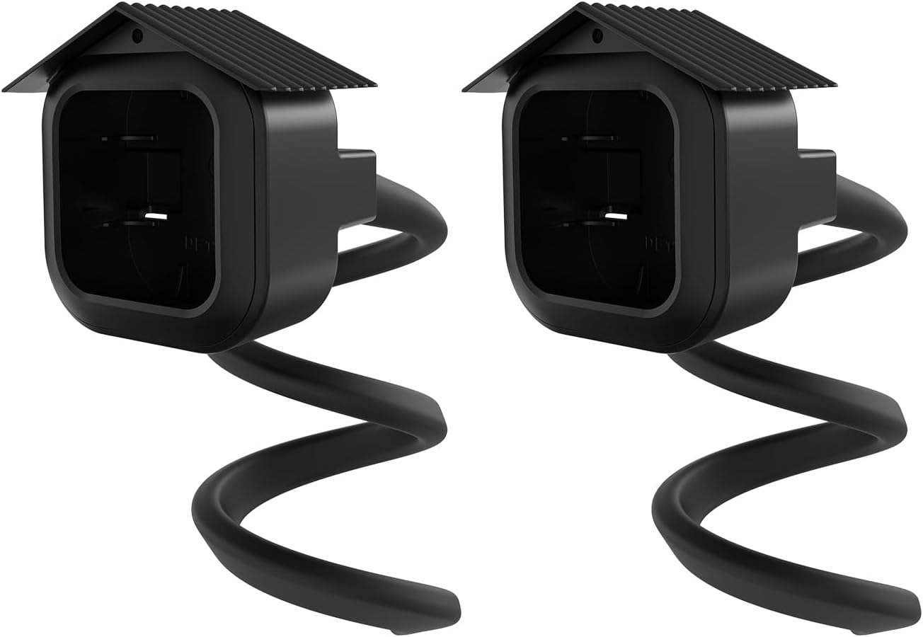 Amazon.com : Holicfun Flexible Twist Mount and Weatherproof Cover for ...