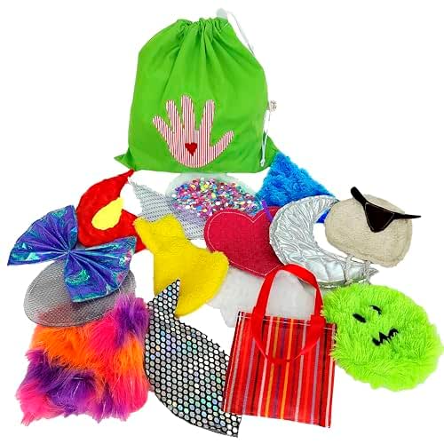 Juego de texturas y figuras para estimulación sensorial, 15 piezas ...