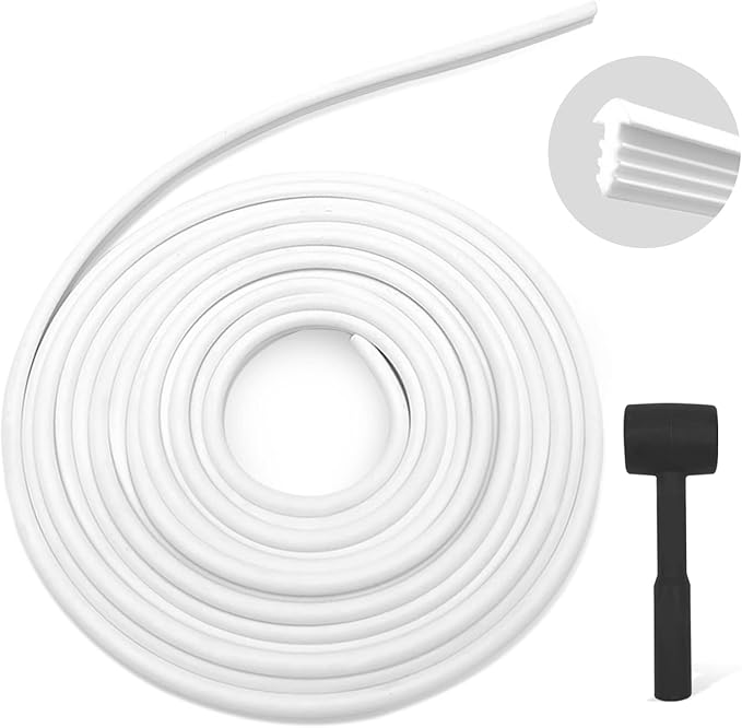 Amazon.com : Jantens 120FT Roll Swimming Pool Liner Lock (White ...