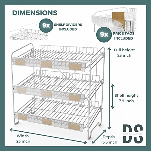 Snapklik.com : DS THE DISPLAY STORE 3 Tier Countertop Concession Stand ...