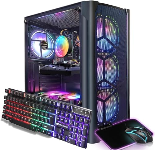 STGAubron Gaming Desktop Computer, Intel Core i5 up to 3.6G, Radeon RX ...