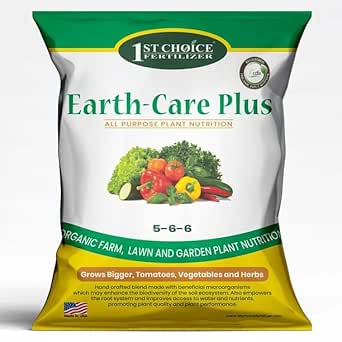 Amazon.com : Earth-Care Plus 5-6-6 Organic Fast Acting Fertilizer for ...