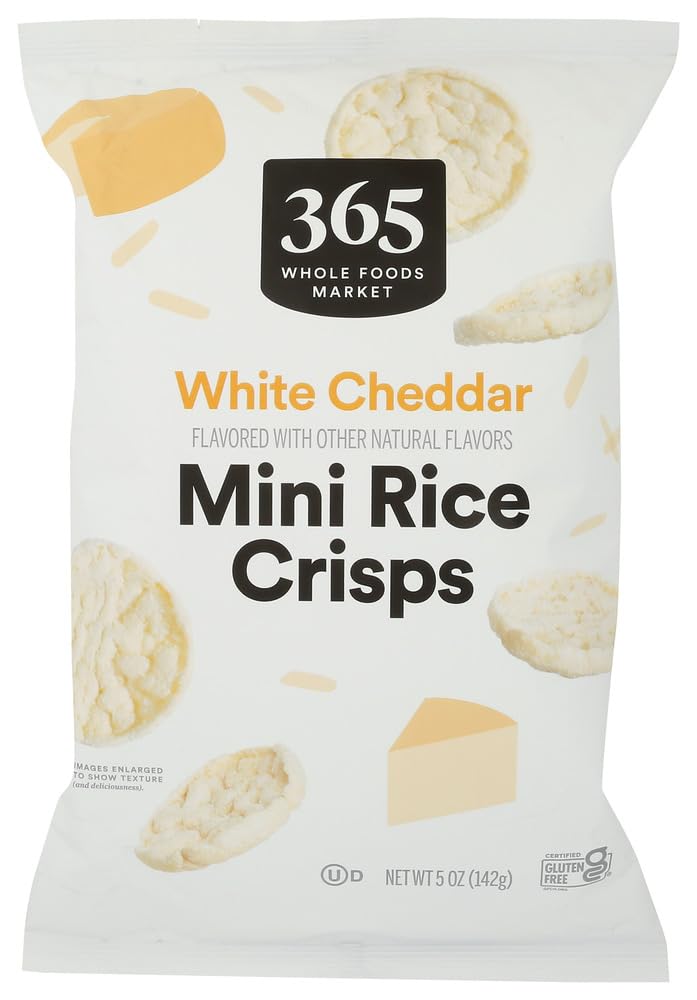 Amazon.com: 365 By Whole Foods Market White Cheddar Mini Rice Crisp, 5 ...