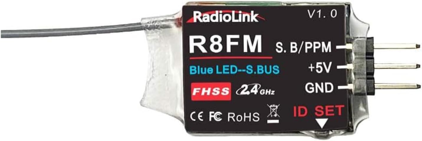Radiolink R8FM 8 Channels 2.4GHz Micro RC Receiver SBUS/PPM for Mini ...