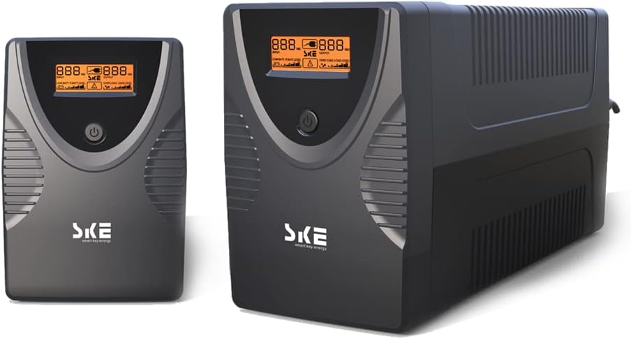 Amazon.com: SKE UPS 425VA+1500VA Battery Backup Power Supply Surge ...