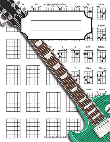 Buy Left Handed Guitar Chord Diagrams : 100+ Blank Guitar Chord Writing ...