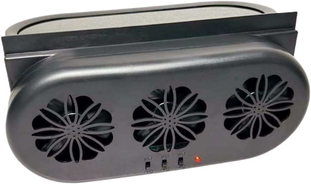 Amazon.com: Car Window Solar Exhaust Fan, Vehicle Ventilation System ...
