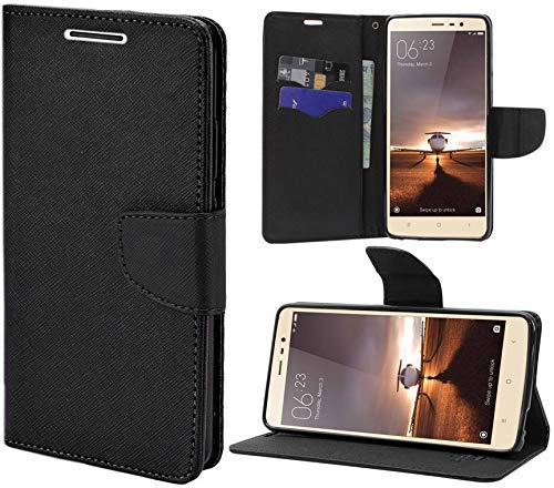 Thinkzy Artificial Leather Flip Cover for Tecno i3 Pro (Black) : Amazon ...