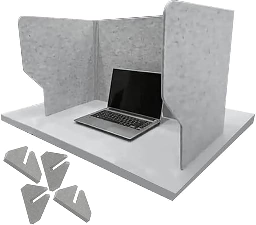 Amazon.com: LIGUOYI Freestanding Panels Acoustic Partition-Desk Barrier ...